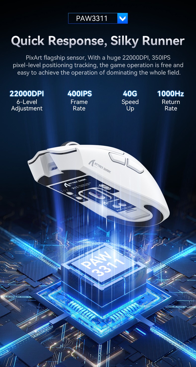 ATTACK SHARK X11-Guangzhou Junxing Cheng Electronic Technology Co., LTD